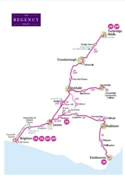 New bus route connects Heathfield to Brighton via Lewes and north to ...