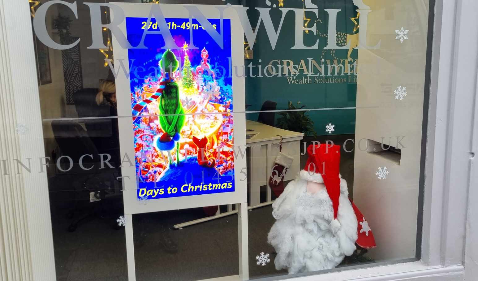 Cranwell wins festive window display contest - The Heathfield News