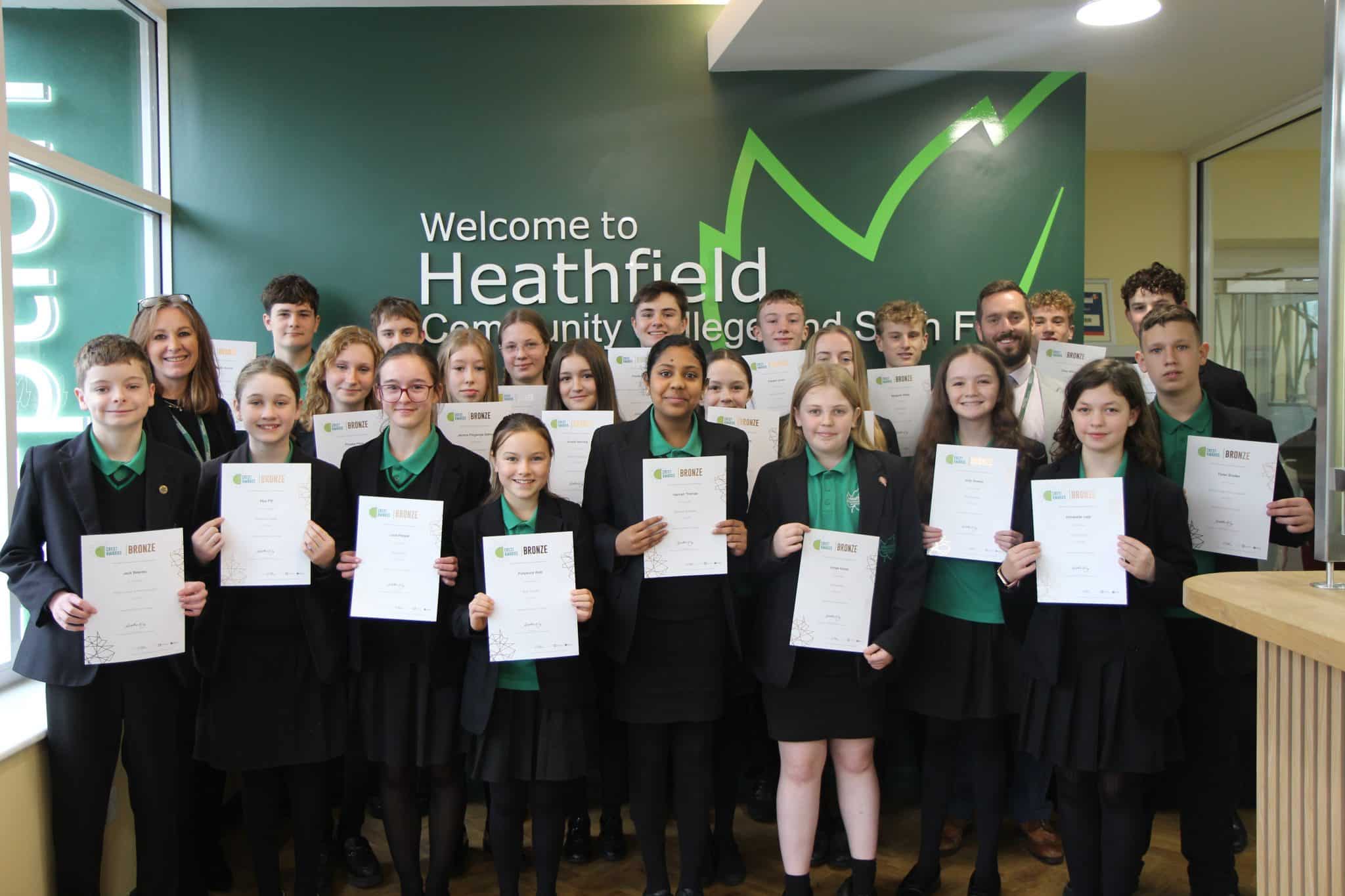 Heathfield students excel in CREST science awards - The Heathfield News